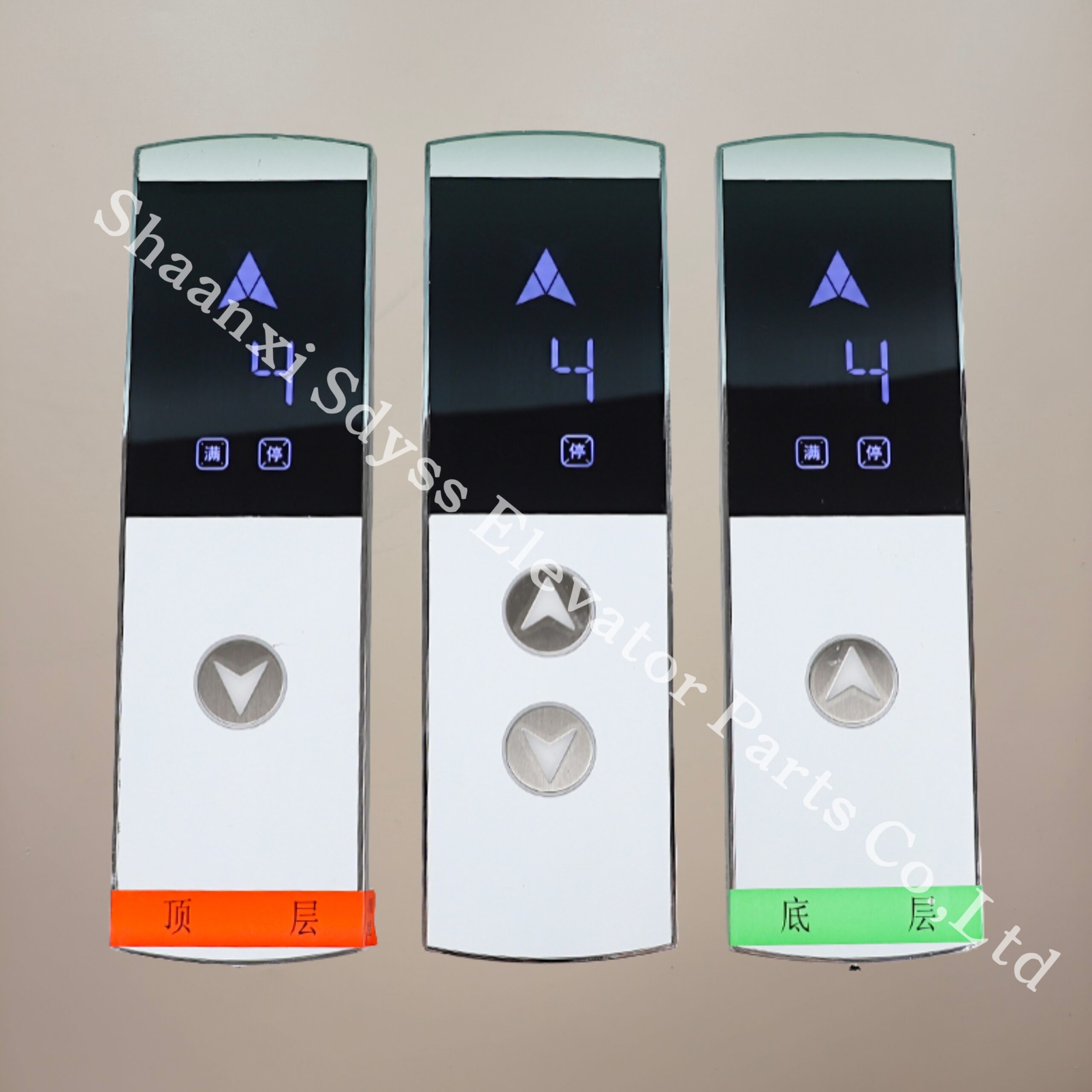 The elevator HBP17 LOP call box LMBS430S/D-ED-OS section code single ...