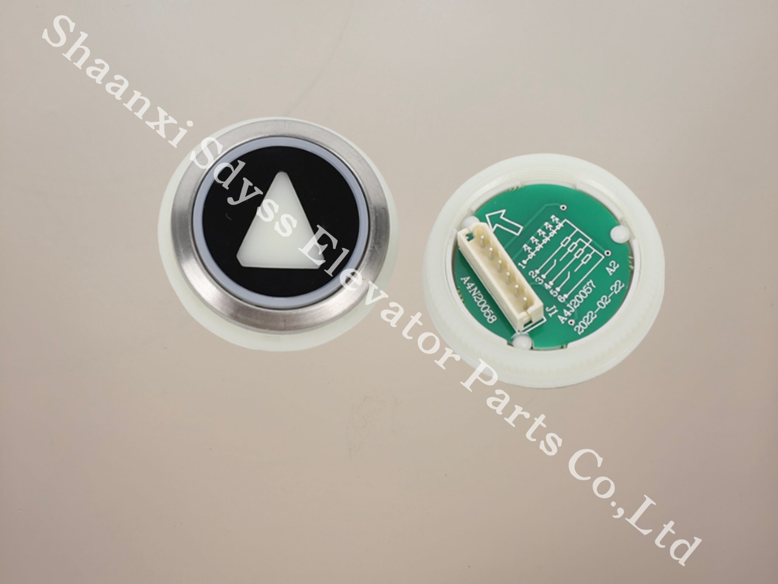 Elevator button A4J20057 round button A4J16467 black key Parts suitable for giant KON - Elevator ...