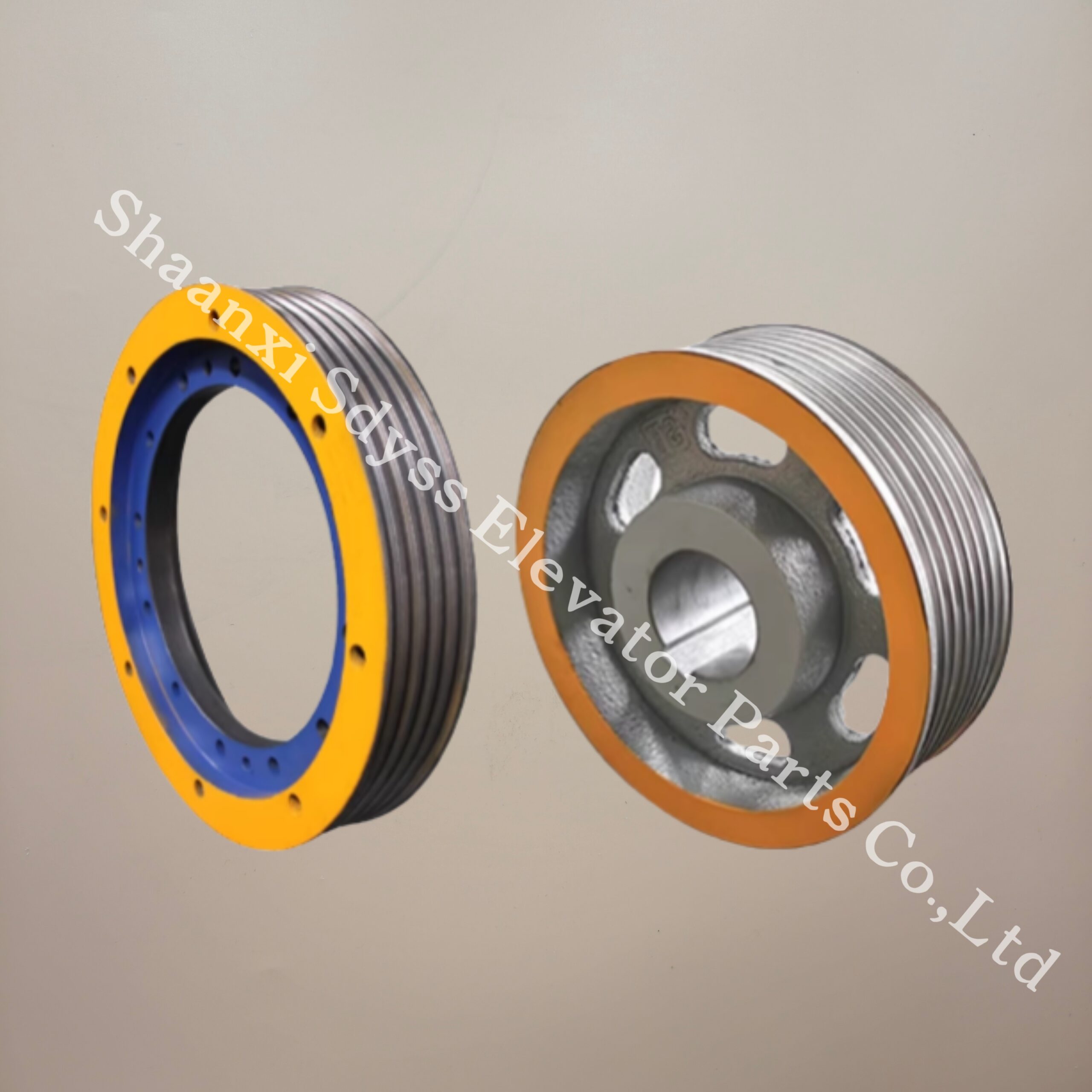 Traction Sheave elevator main engine ductile iron suitable for Xizi ...