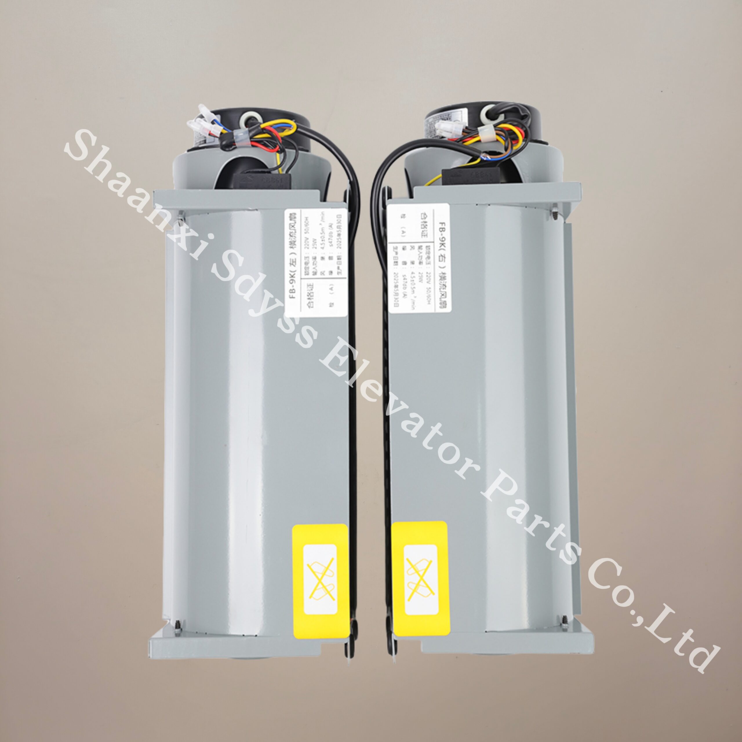 Elevator cross flow fan FB-9K left and right elevator car roof fan KONE ...