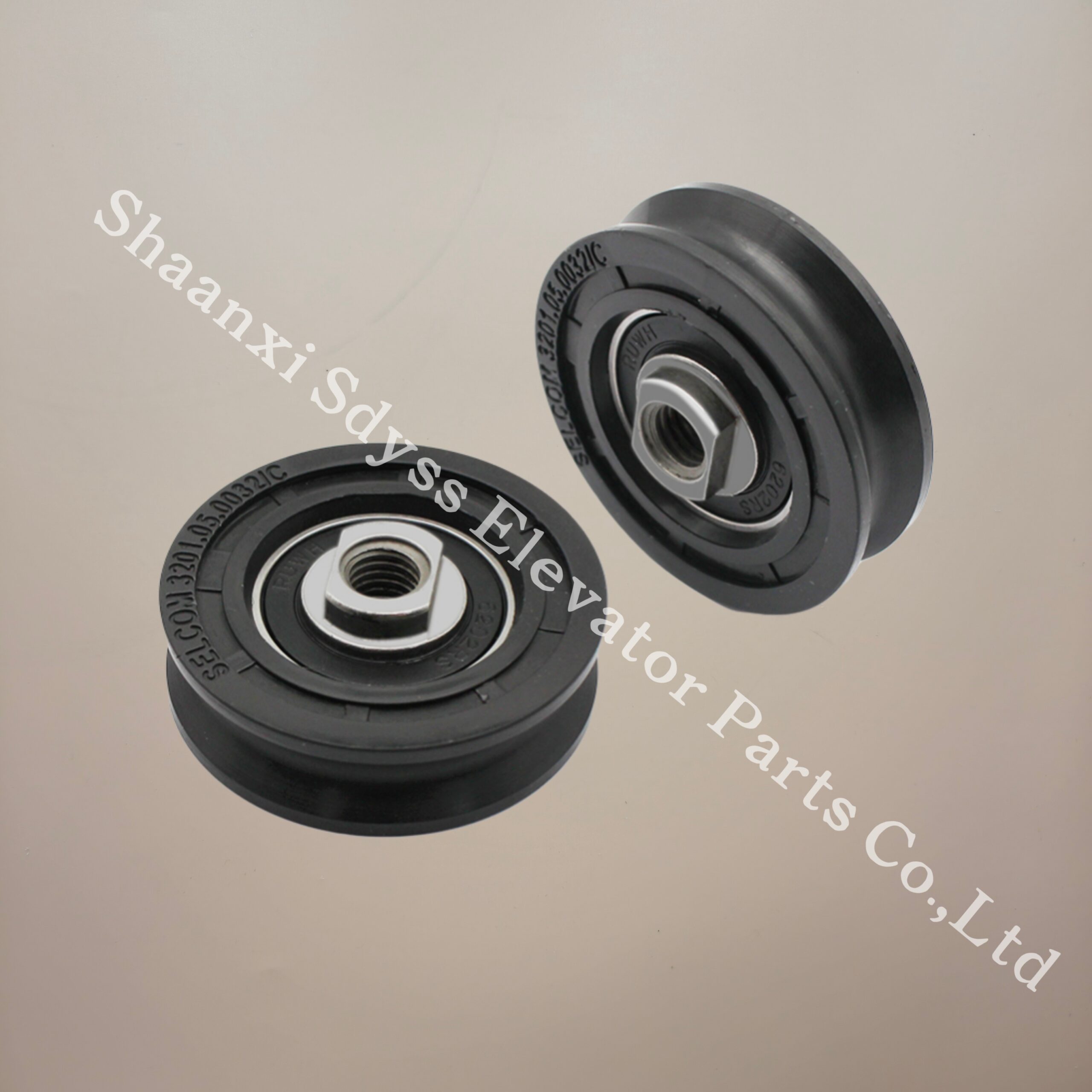 Selcom roller for elevator door suspension, D56*16*6202 door hoist ...