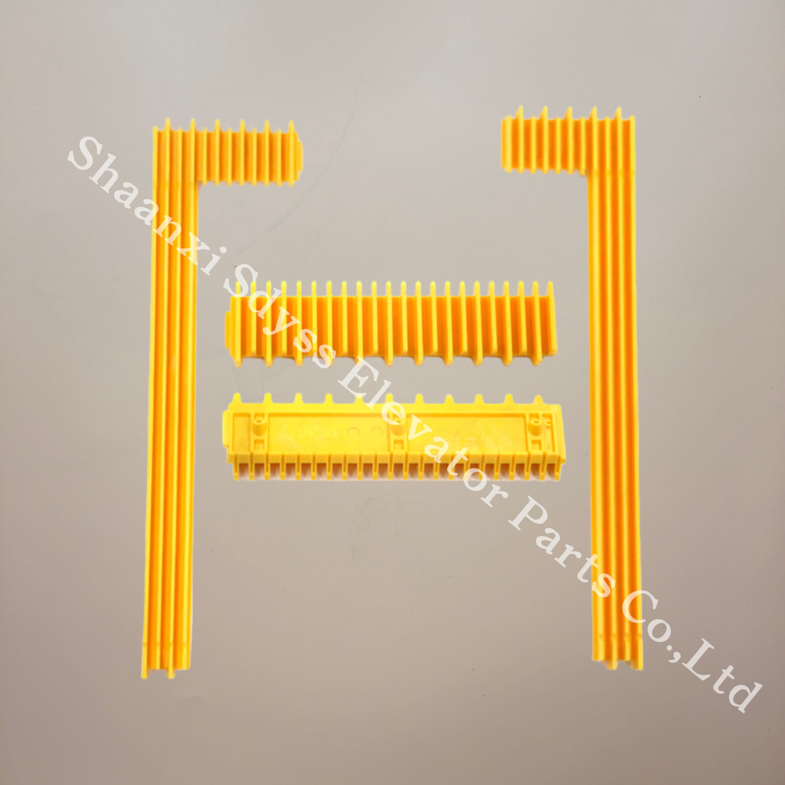 Escalator step frame yellow edge strip HTBK - 2/3/1, warning strip ...